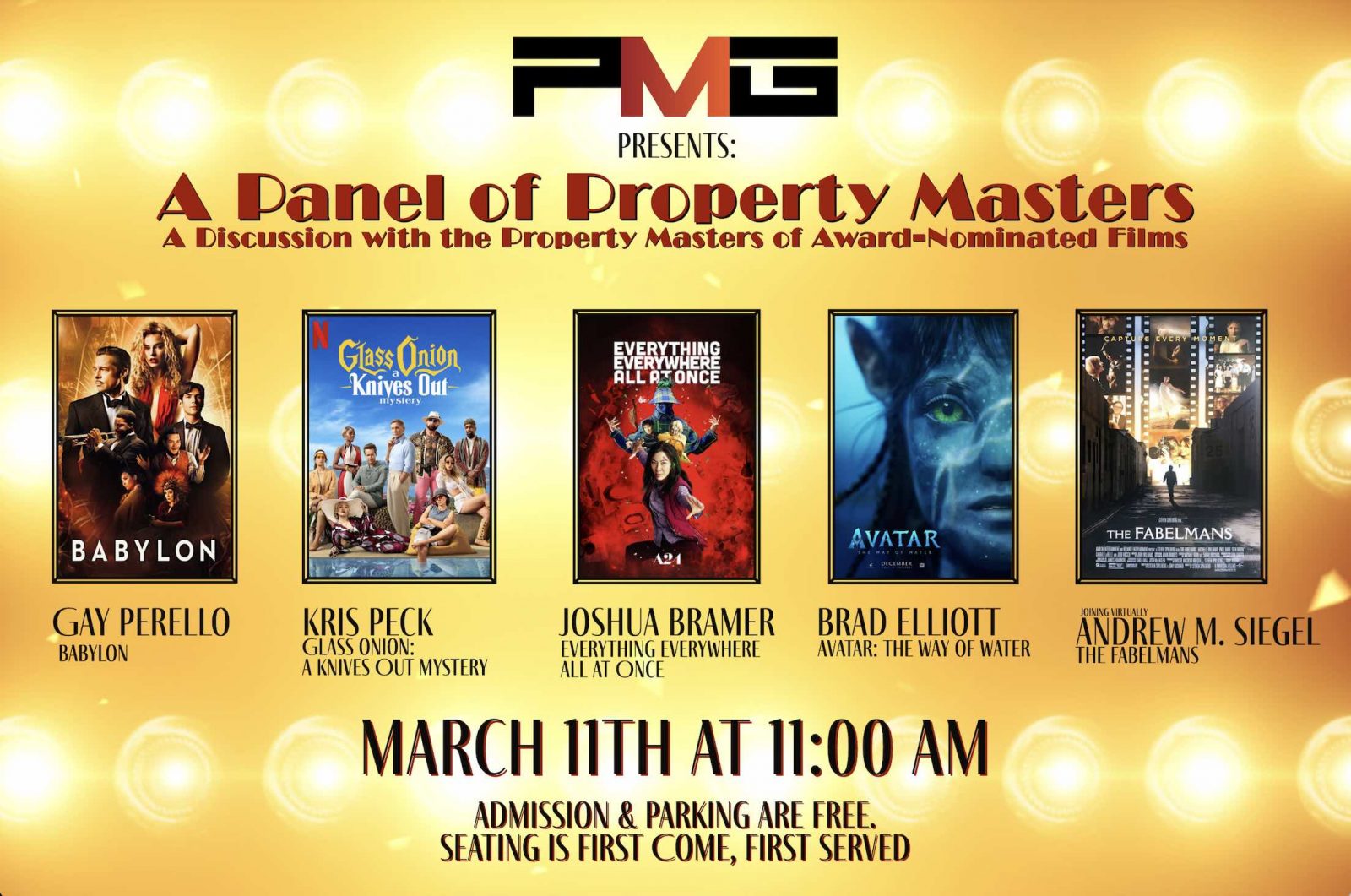 Special Event: A Panel of Property Masters: A Discussion with the ...